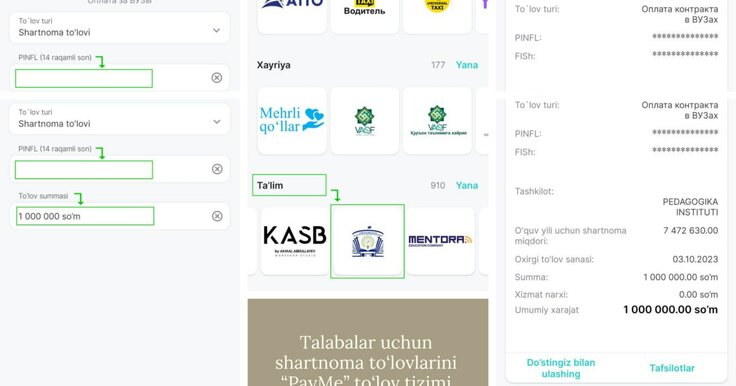 Talabalar uchun yangilik