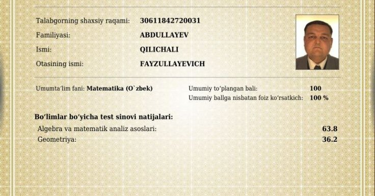 Milliy sertifikat imtihon natijasi qanday hisoblanadi? Milliy sertifikat imtihon natijasi qanday hisoblanadi?